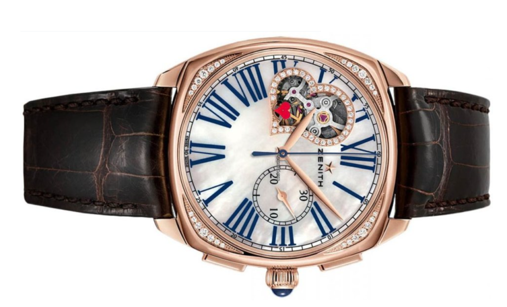 Zenith Star Open Ladies Rose Gold Diamond 22.1925.4062 - Trade Watches Inc.